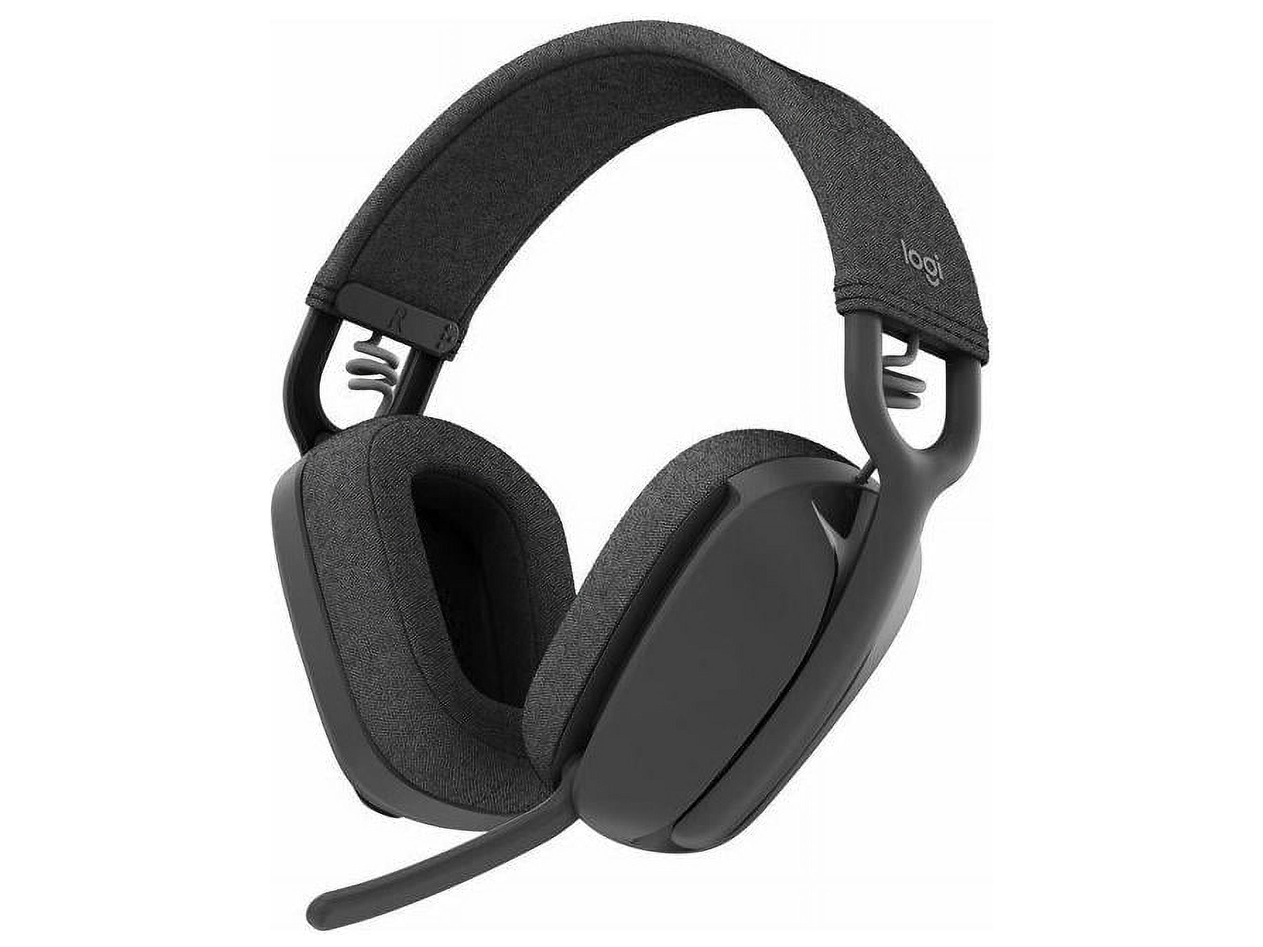 Logitech Zone Vibe 100 Over Ear Wireless Headset, Noise Cancelling Mic ...