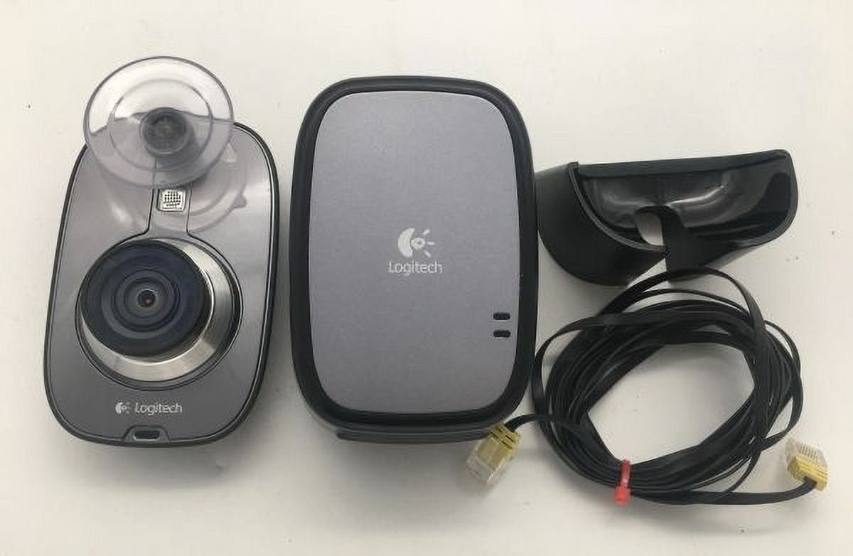 Logitech alert 700i indoor camera w power adapter 861-000026 w sd ...