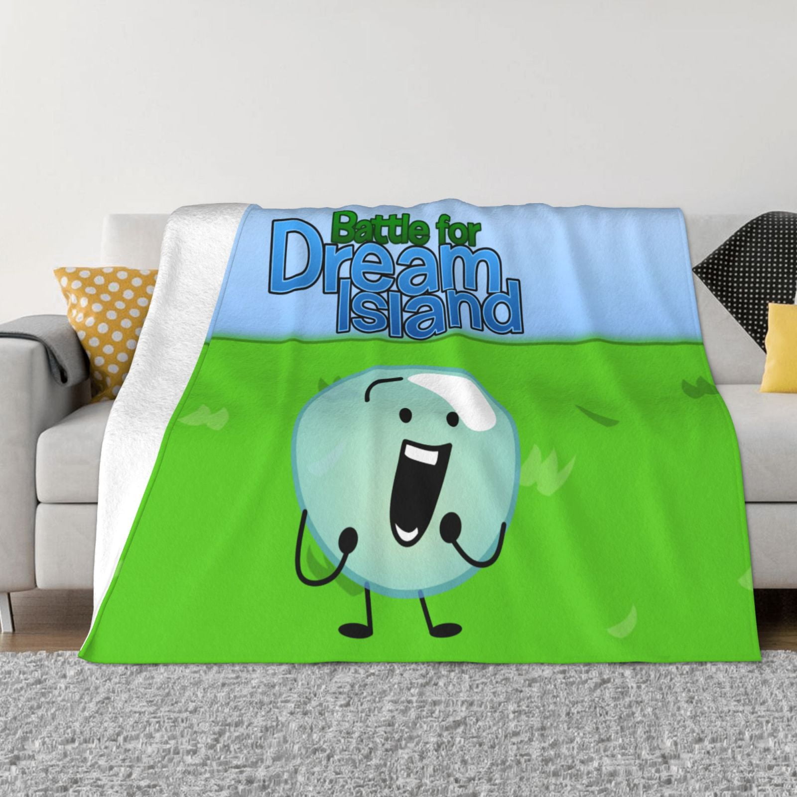 Logo BFDI Battle For Dream Island Blanket Cozy Ultra-Soft Micro Flannel ...