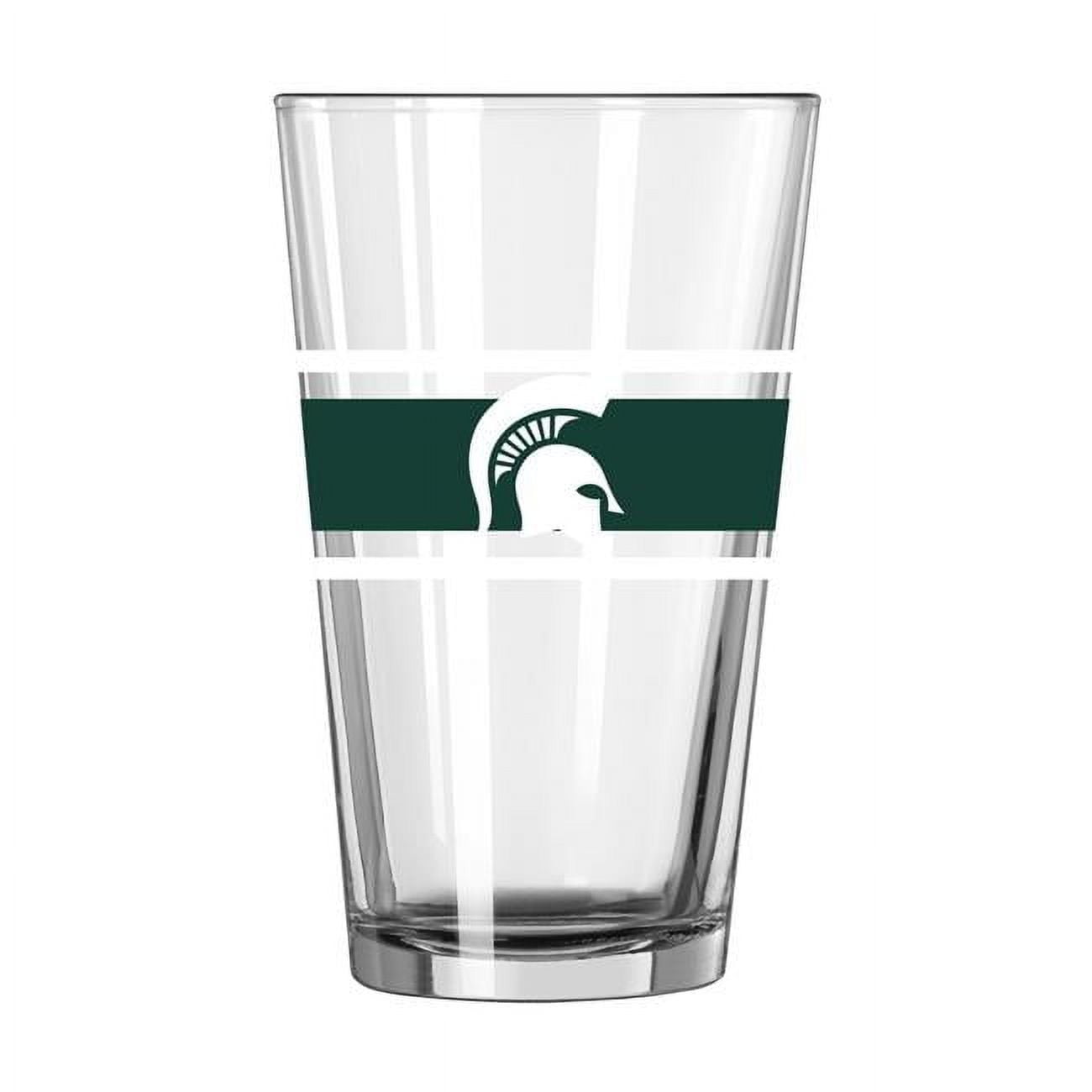 Logo Brands 172-G16P-16 16 oz Michigan State Stripe Pint Glass ...