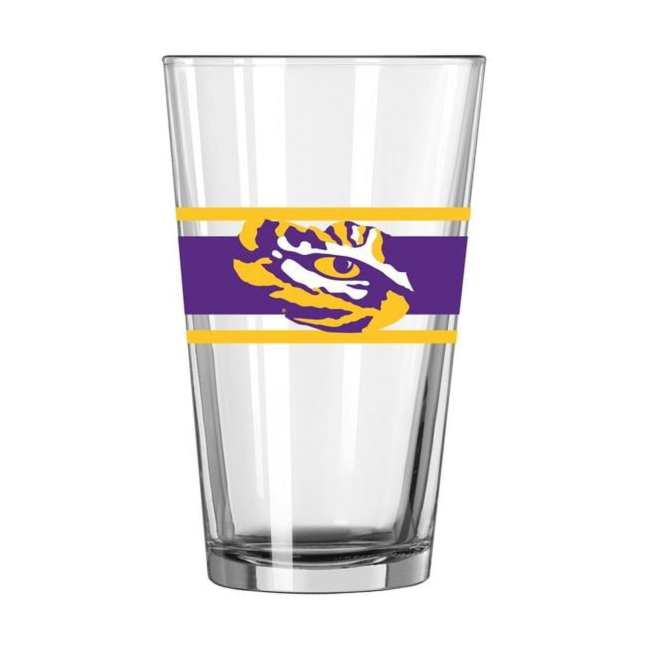 Logo Brands 162-G16P-16 16 oz LSU Stripe Pint Glass - Walmart.com