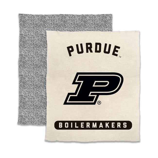 Logo Brands 201-281-74 Purdue Luxe Prime Dreams Throw - Walmart.com