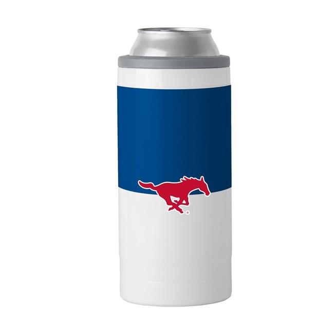 Logo Brands 248-S12C-11 SMU 12 oz Colorblock Slim Can Coolie - Walmart.com