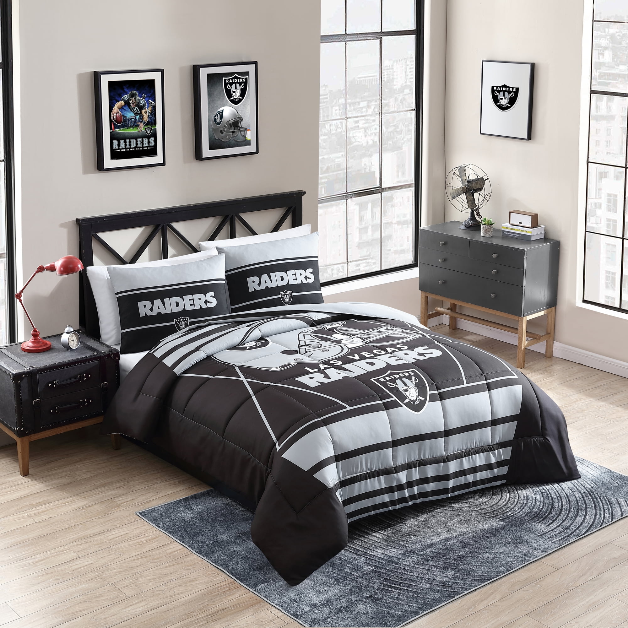 Las Vegas Raiders Full/Queen Bedding Comforter Set - Walmart.com
