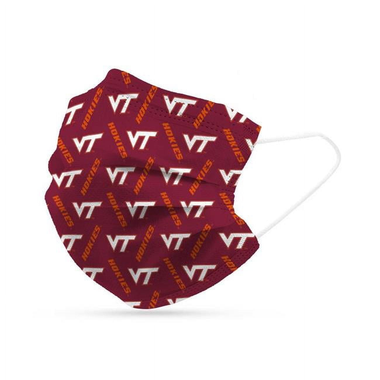 Logo Brands 629361606 Virginia Tech Hokies Face Mask Disposable - Pack ...