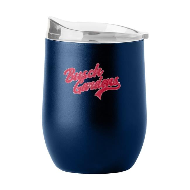 Logo Brands C4616-S16PB Busch Gardens 16 oz Powder Coat Curved Beverage ...