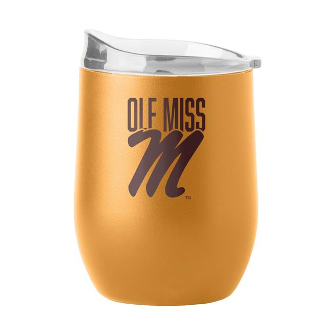 Logo Brands Mississippi 16 oz Huddle Powder Coat Curved Beverage ...