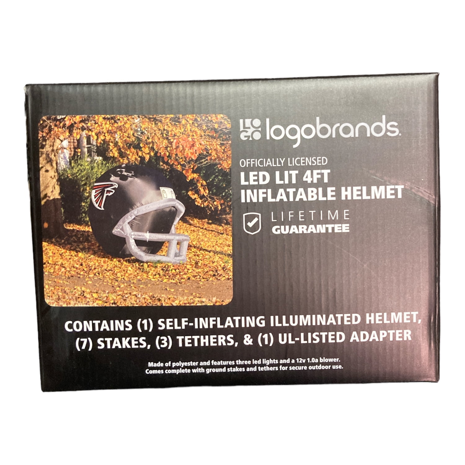 Logo Brands Officially Licensed NFL 4' Inflatable Team Helmet (Atlanta ...