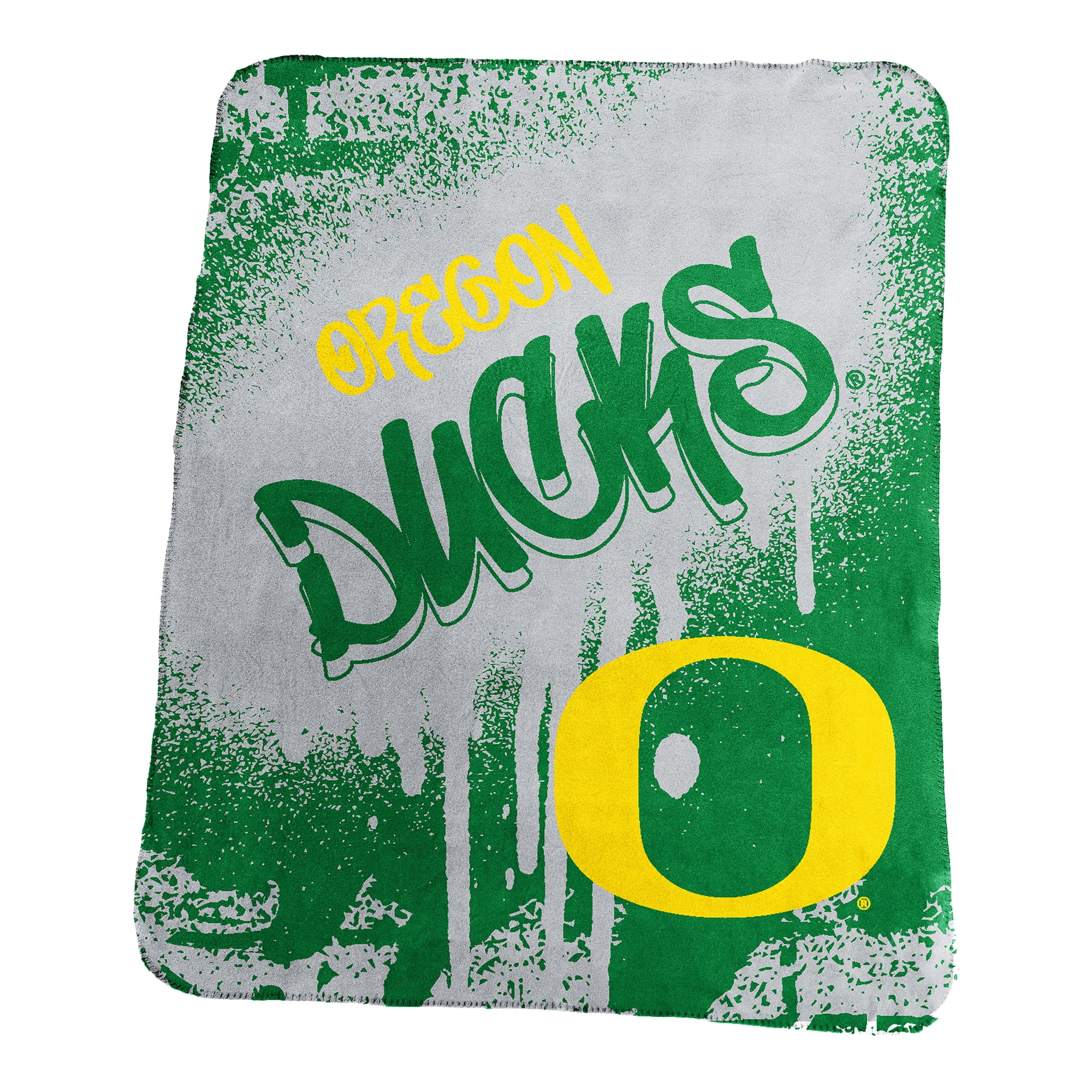 Logo Brands Oregon Ducks 50" x 60" Classic Graffiti Fleece Throw ...