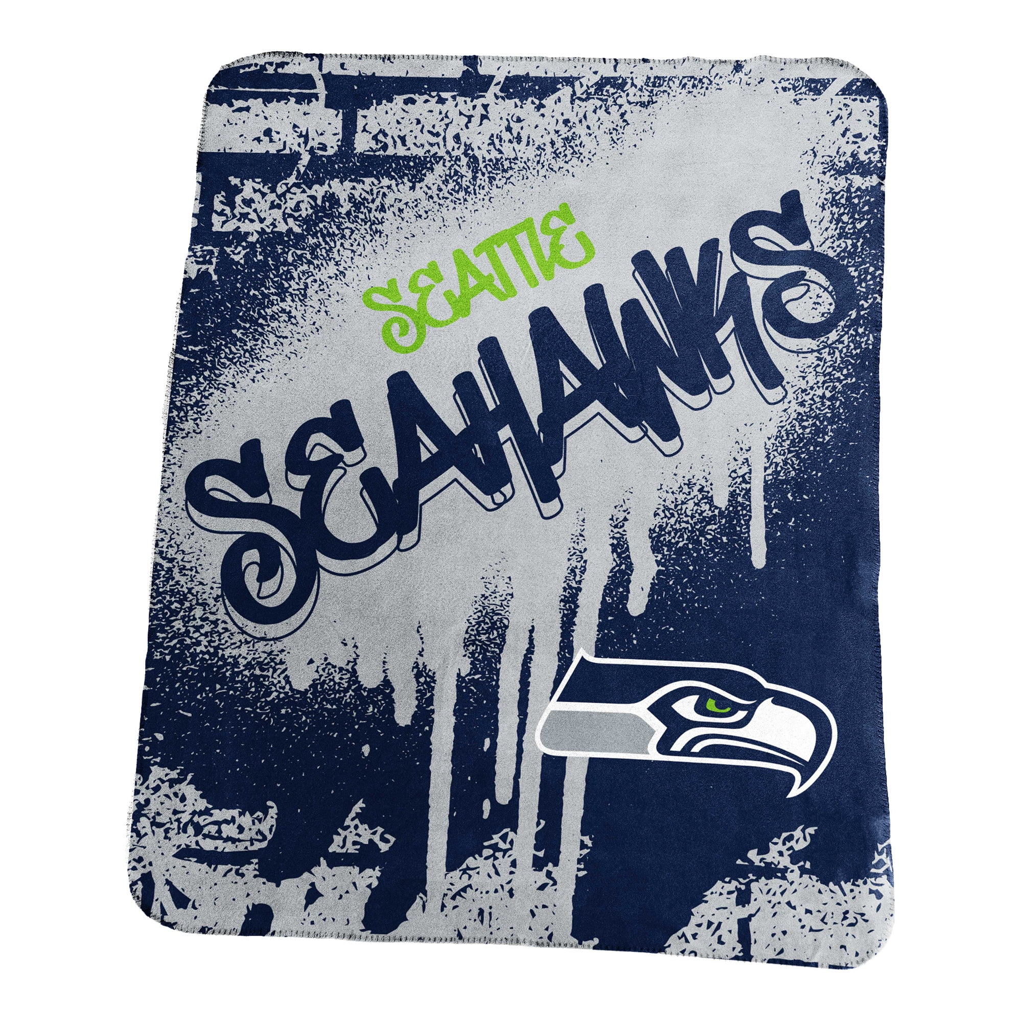 Logo Brands Seattle Seahawks 50" x 60" Classic Graffiti Fleece Throw ...