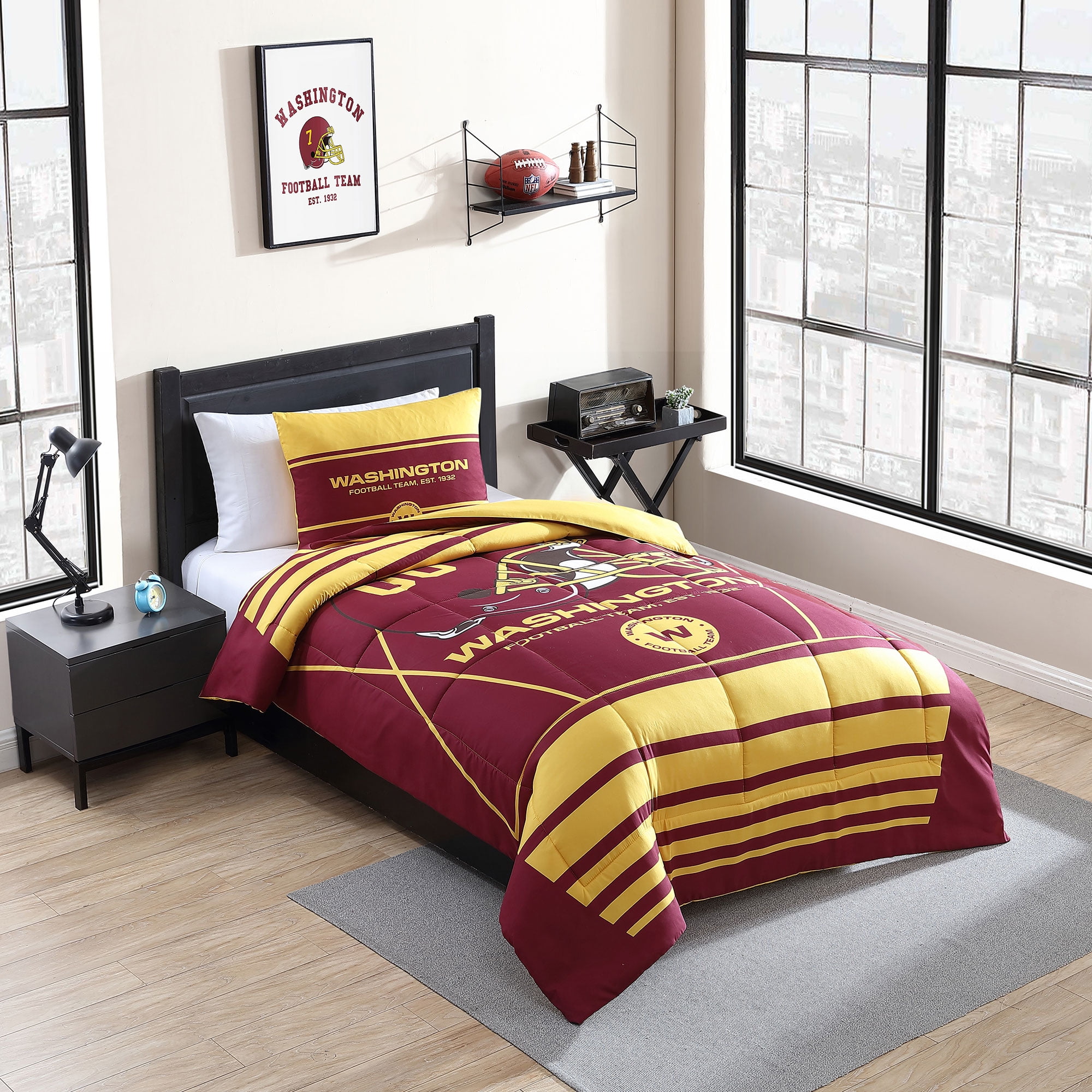 Washington Commanders Twin Bedding Comforter Set - Walmart.com