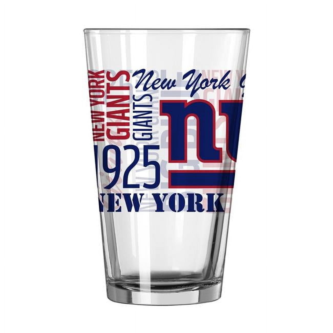 Logo Brands 621-G16P-5 York Giants 16 oz Spirit Pint Glass - Walmart.com