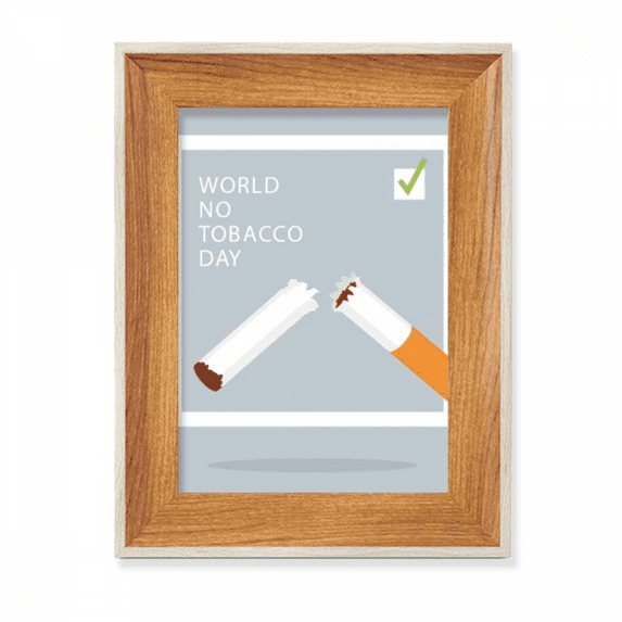 Logo Break Cigarettes Save Life Desktop Wooden Photo Frame Display ...