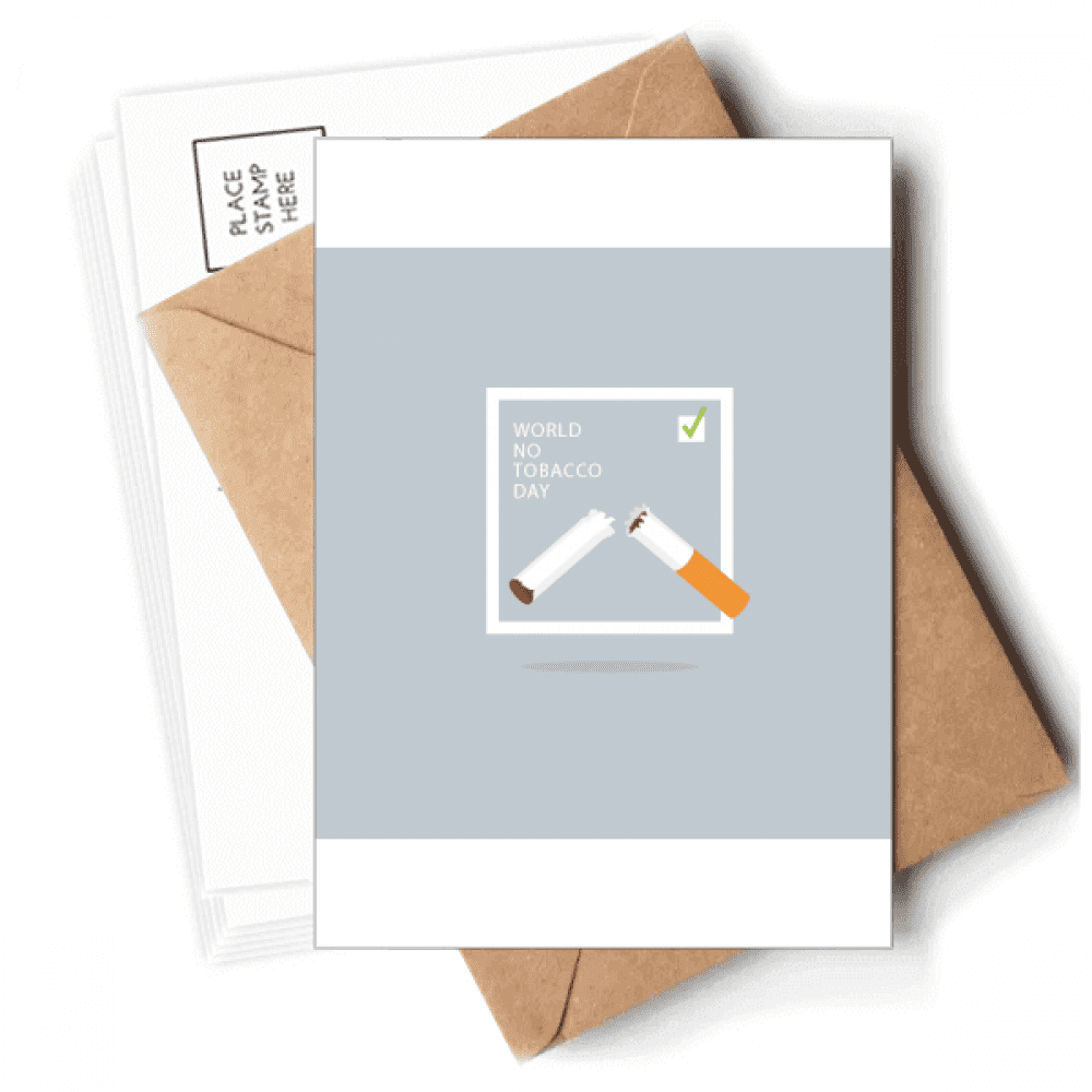 Logo Break Cigarettes Save Life Postcards Envelopes Blank Note Cards ...