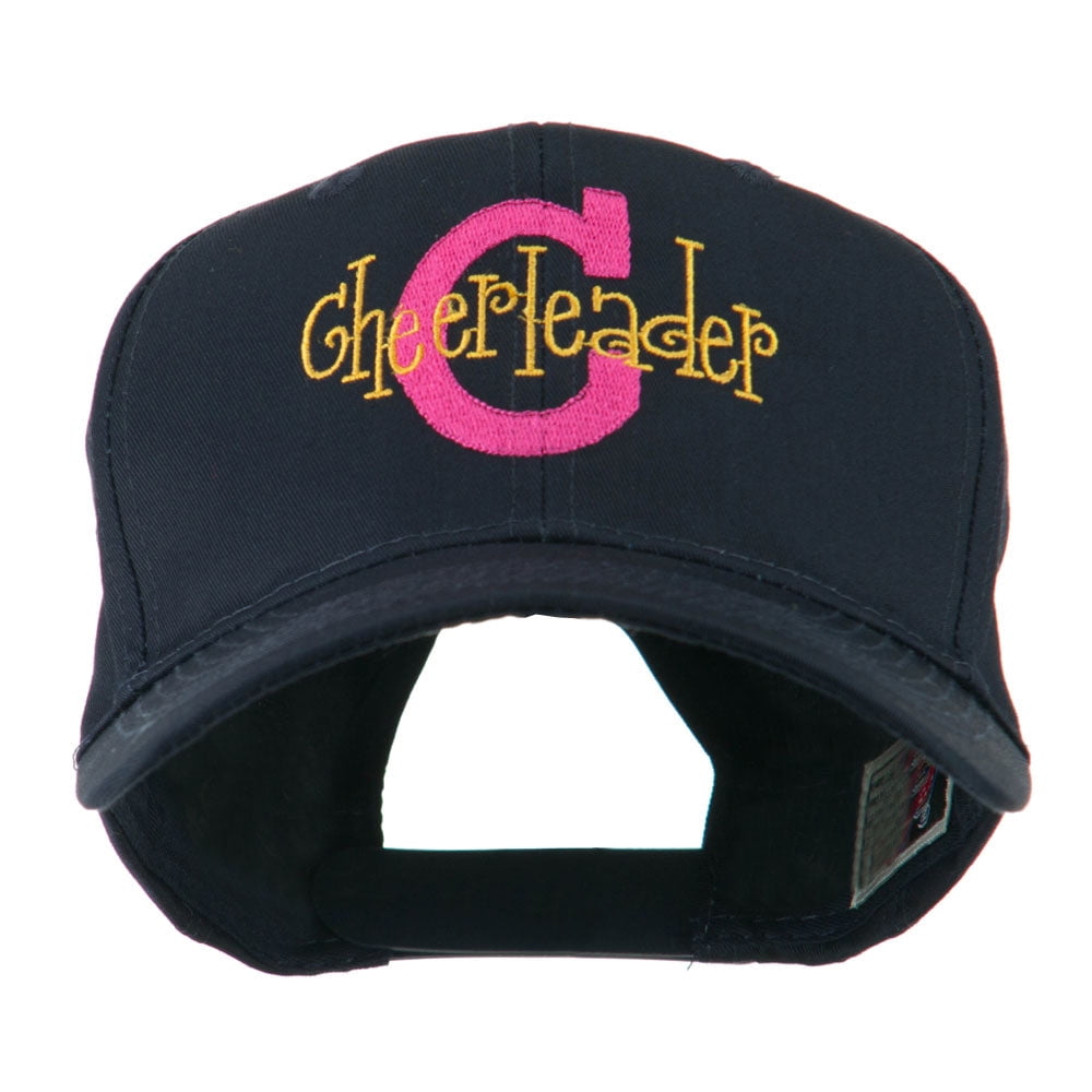 Logo C with Cheerleader Words Embroidered Cap - Navy OSFM - Walmart.com