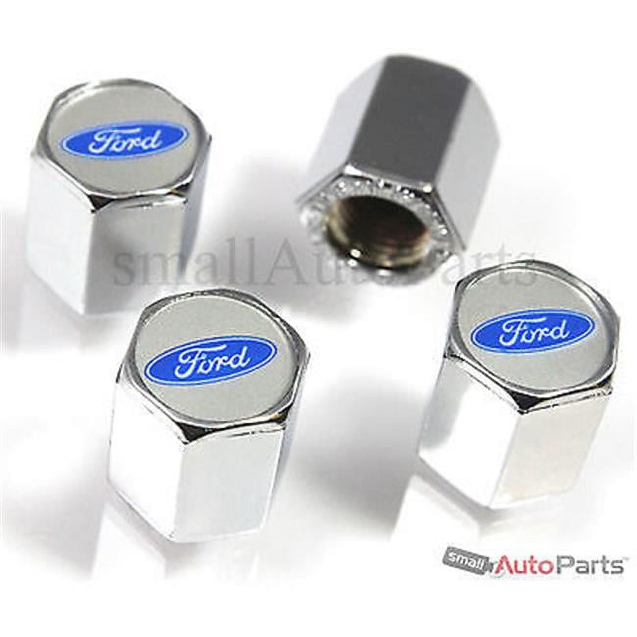 Logo Caps Ford Logo Chrome Abs Tire Valve Stem Caps - Walmart.com