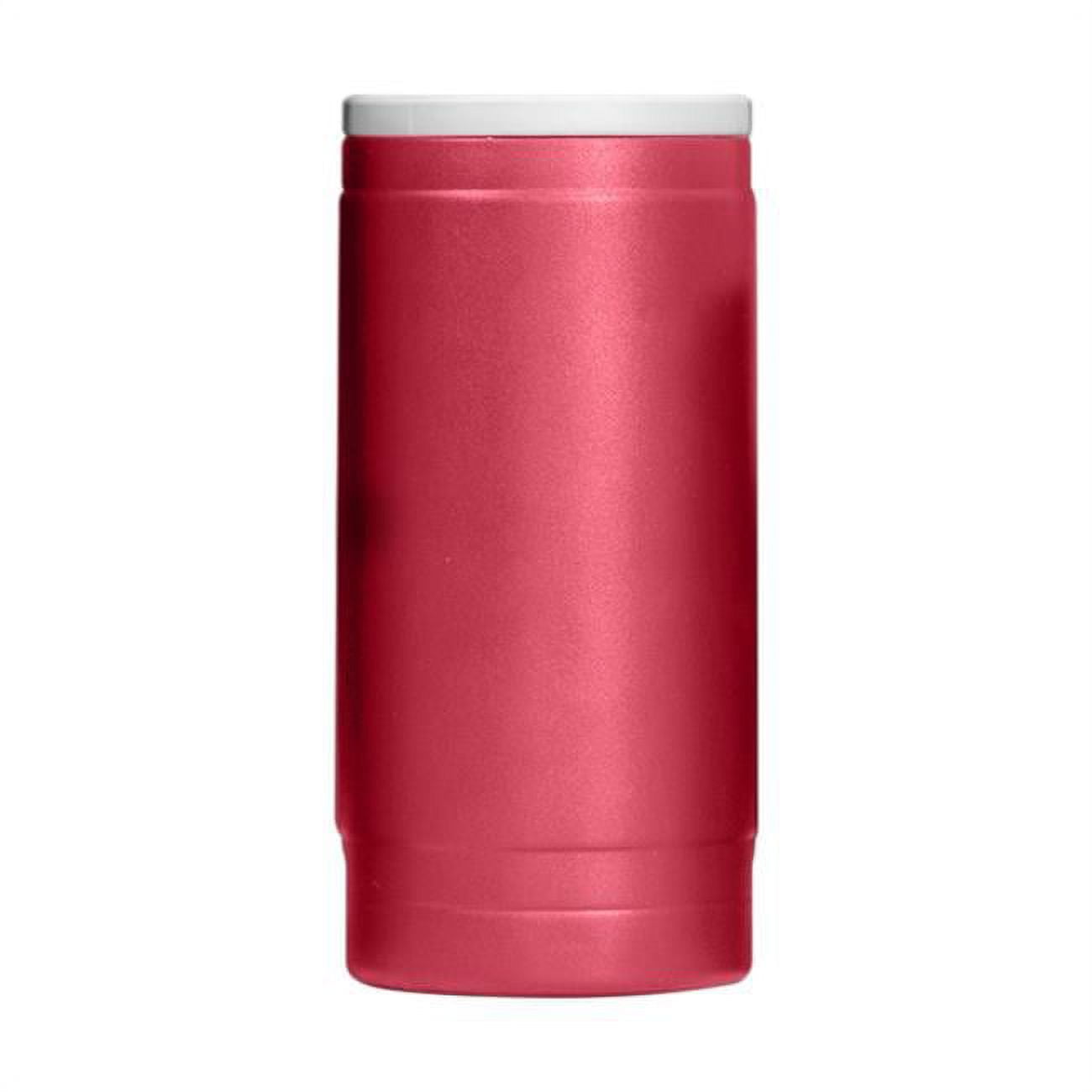 Logo Chair 001-S12PC-CRD 12 oz Plain Cardinal Powder Coat Slim Can ...