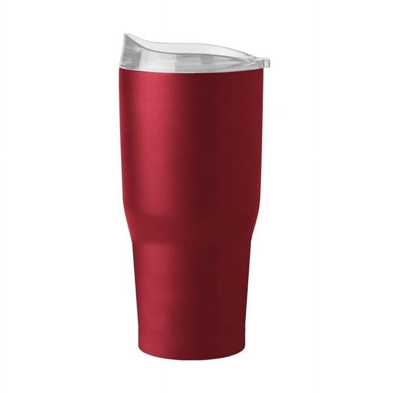 Logo Chair 001-S30PT-CRD 30 oz Plain Cardinal Powder Coat Tumbler ...
