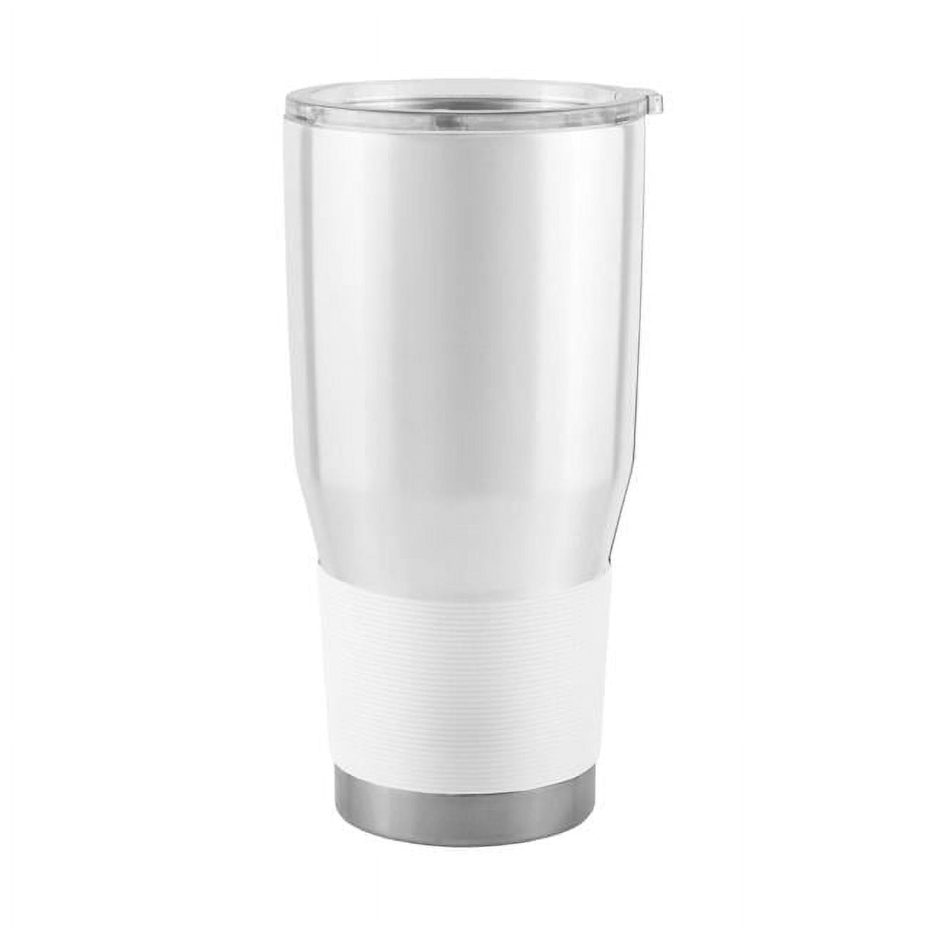Logo Chair 001-SP30T-WHT 30 oz Blank White Plastic Wall Stainless ...