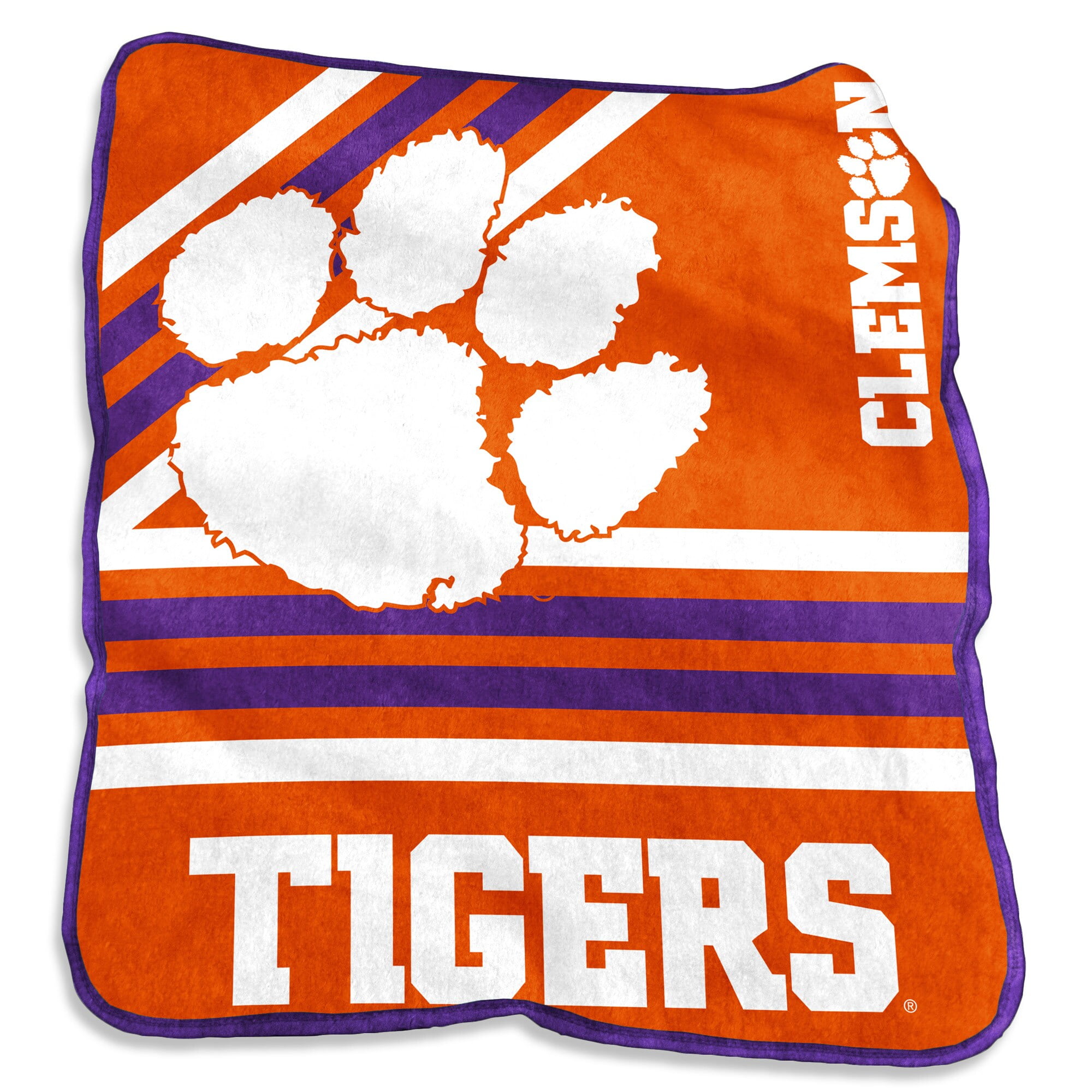 Clemson Tigers 50'' x 60'' Team Plush Raschel Throw Blanket - Walmart.com