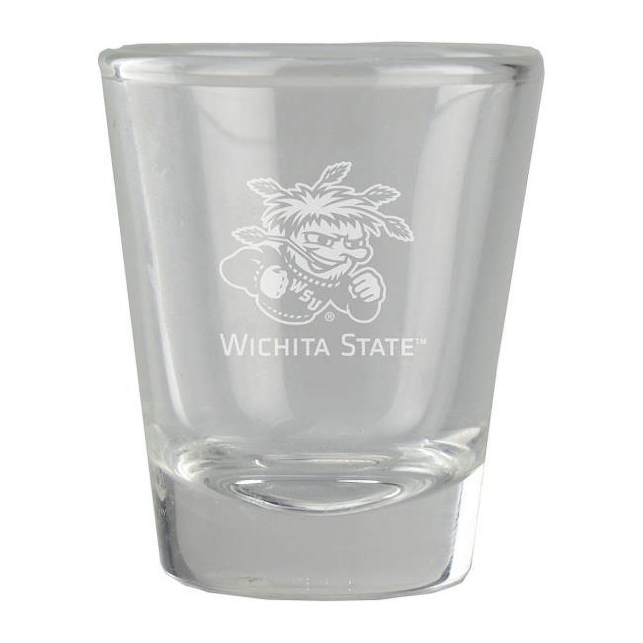 Logo Chair 256-G2S-10 2 oz NCAA Wichita State Satin Etch Shot Glass ...