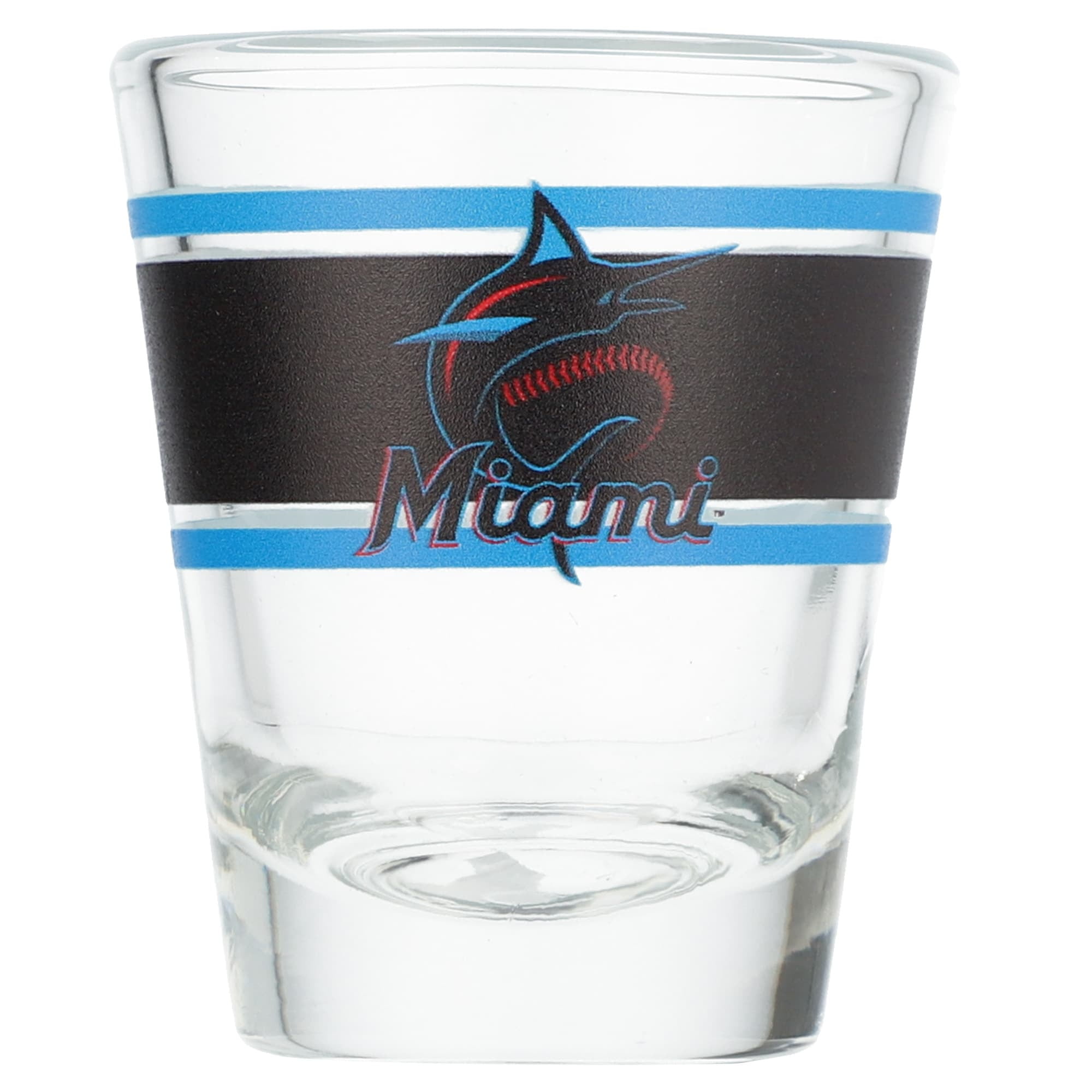 Miami Marlins 2oz. Stripe Shot Glass - Walmart.com