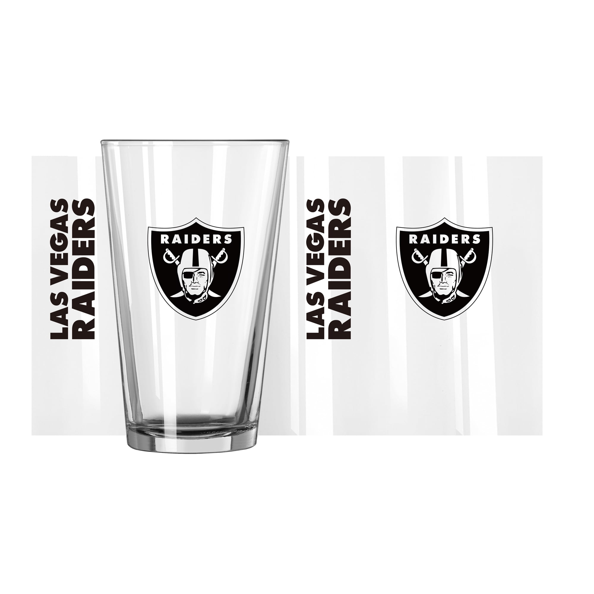 Logo Chair 623-G16P-1 16 oz NFL Las Vegas Raiders Gameday Pint Glass ...