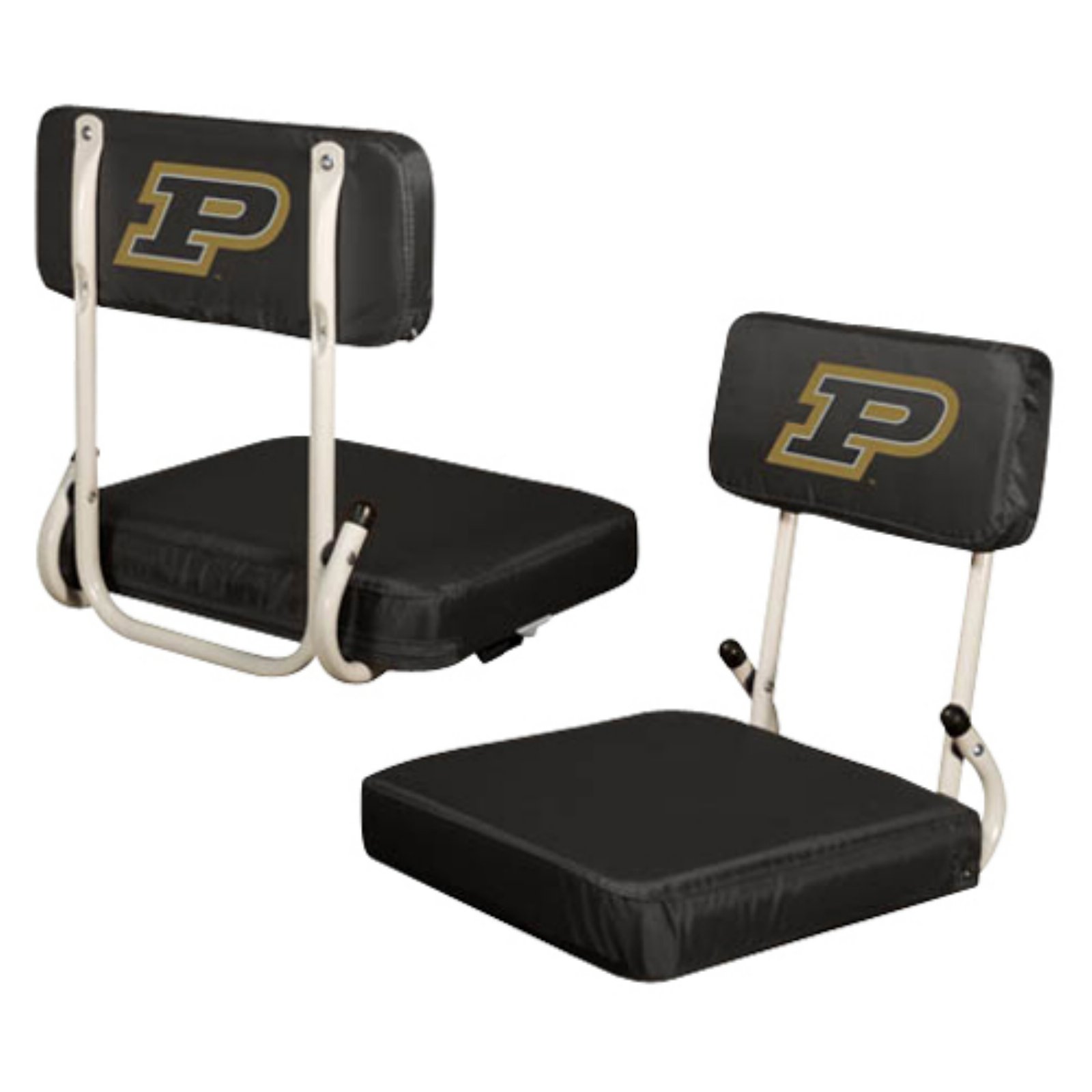 Logo Brands NCAA Purdue Hard Back Padded Stadium Seat with Clips ...
