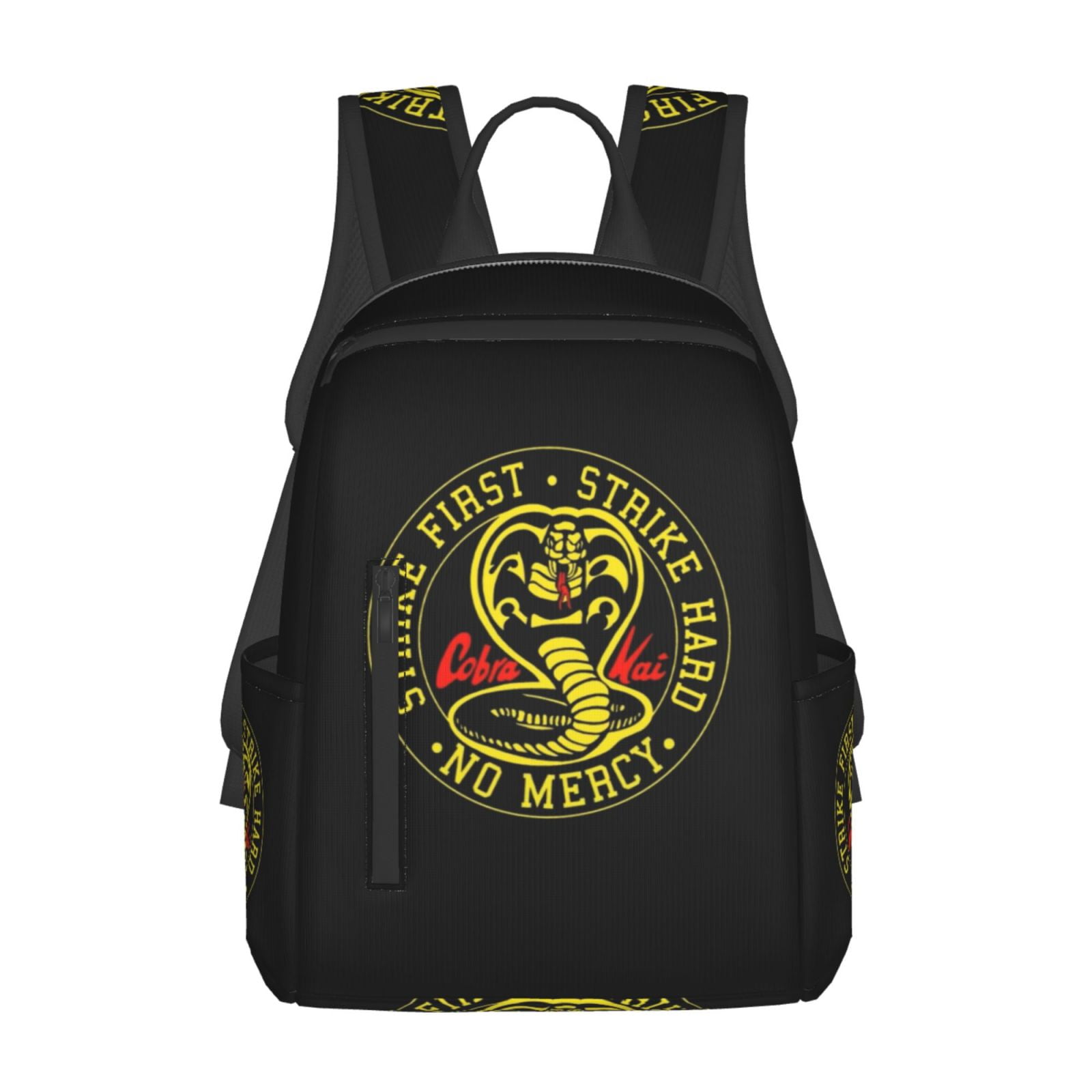 Logo Cobra Kai Backpack Daypack Adjustable Lightweight Bookbag Student ...
