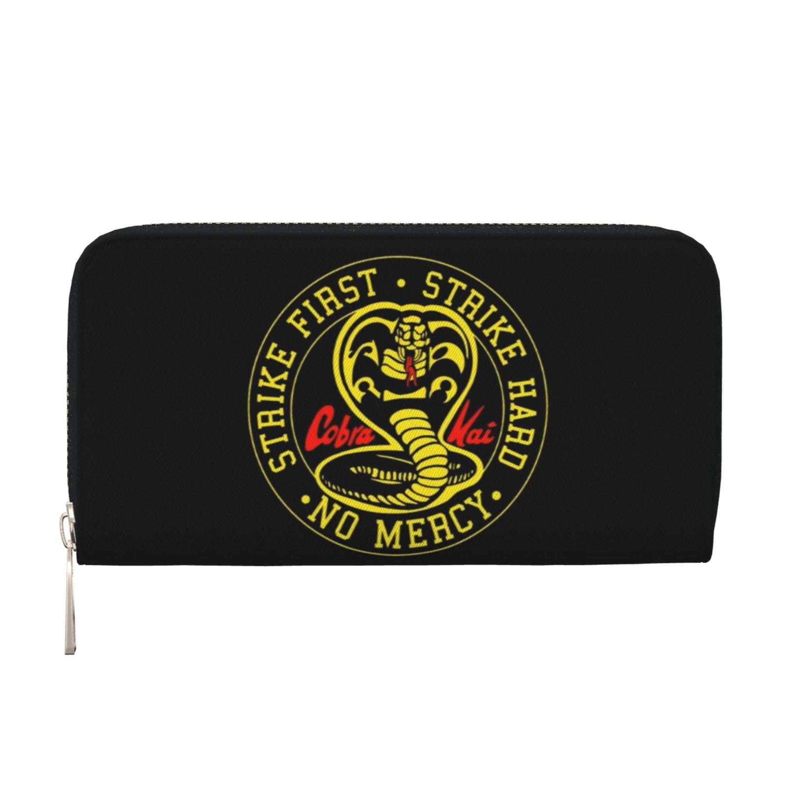Logo Cobra Kai Hand Wallet Card Bag Leather Long Wallet Handbag PU ...