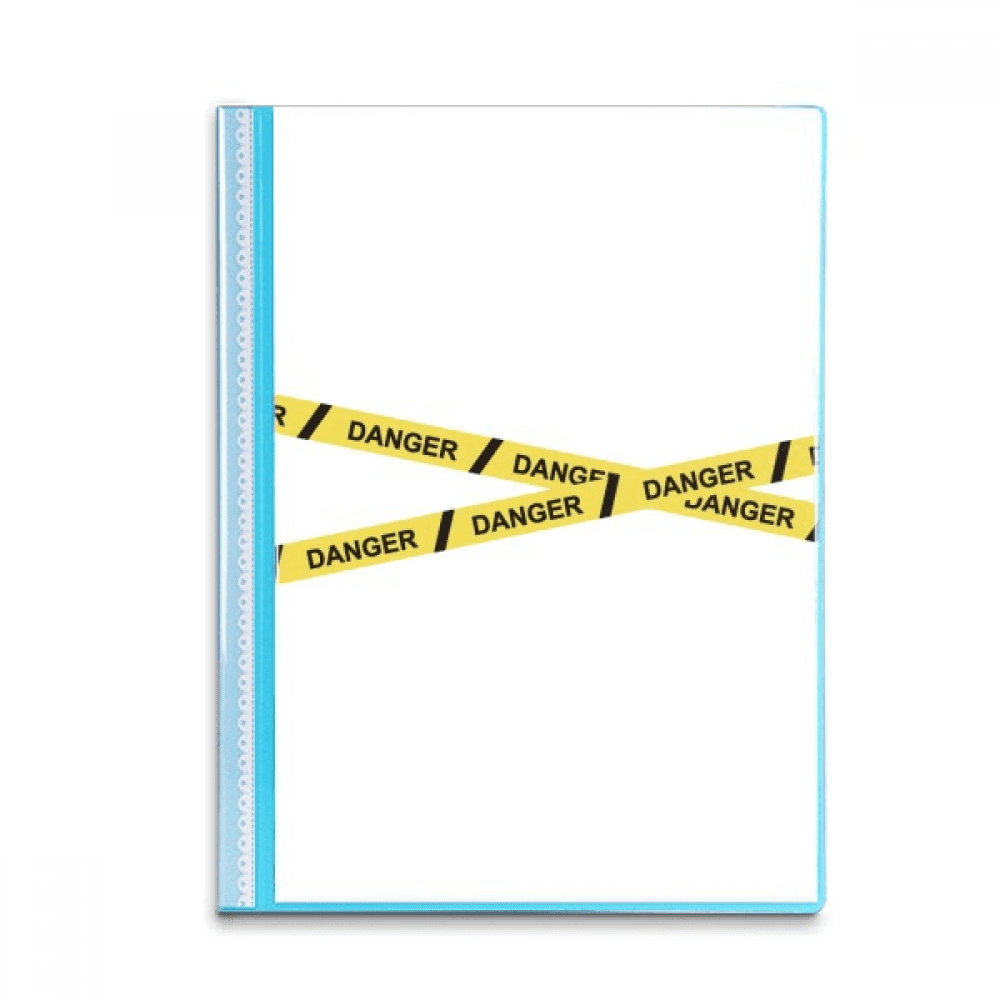 Logo Danger Line Art Deco Fashion Book Sheet Protectors Portfolio ...