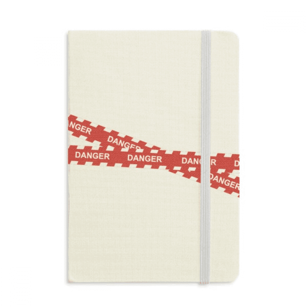 Logo Danger Line Art Deco Fashion Notebook Official Fabric Hard Cover ...