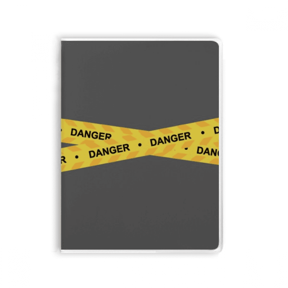 Logo Danger Line No Entry Notebook Gum Cover Diary Soft Cover Journal ...