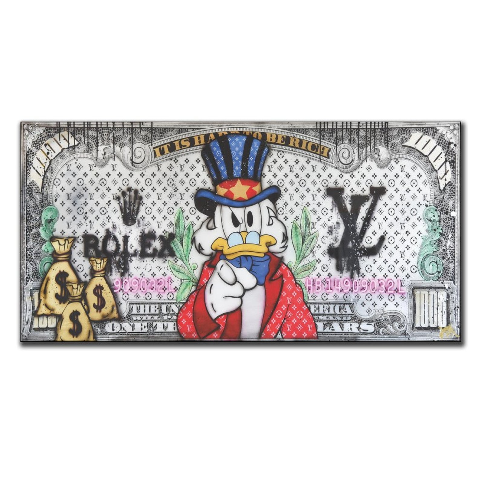 Logo Designers Bill Cartoon Graffiti Money Scrooge McDuck Poster Cool ...