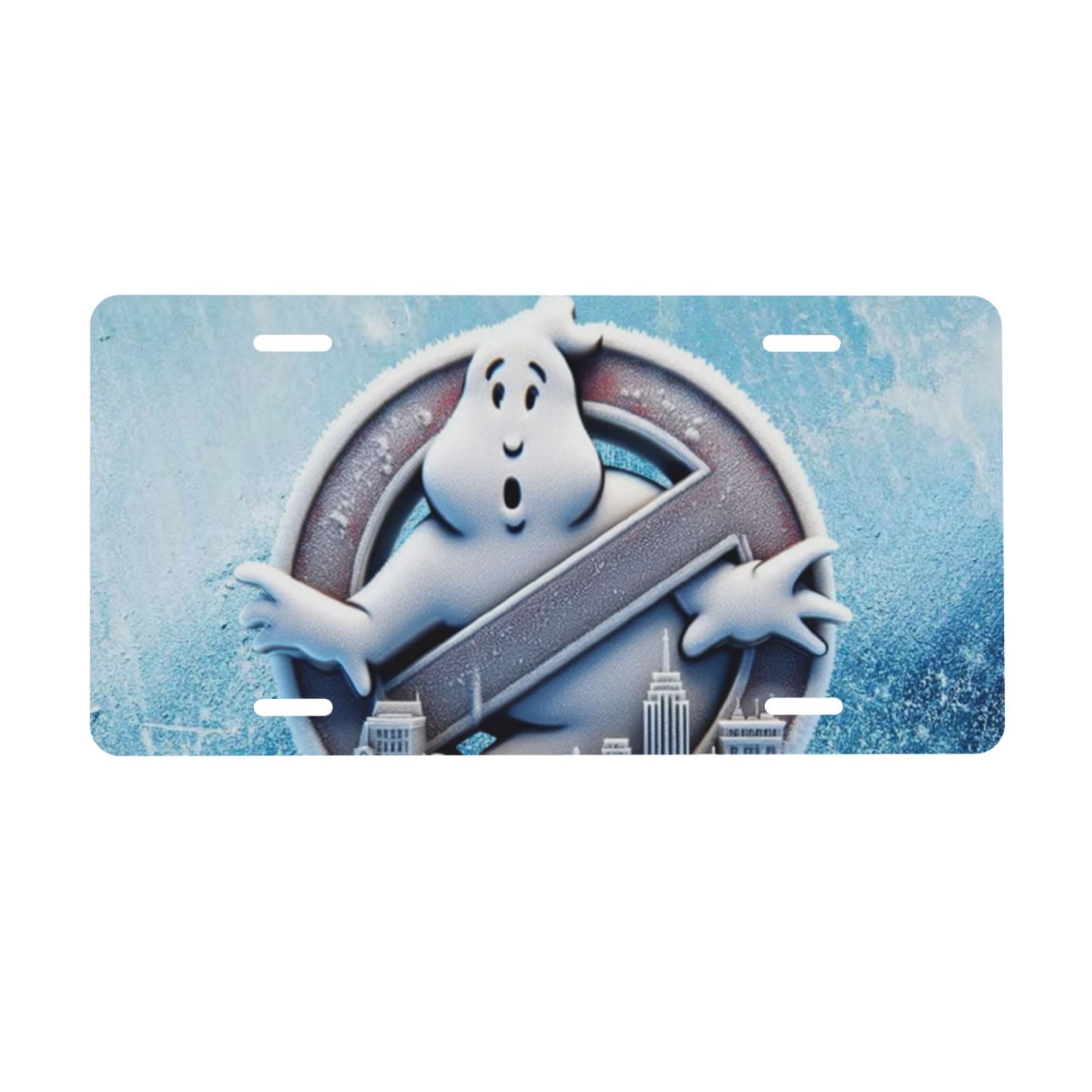 Logo Ghostbusters Frozen Empire License Plate Cover Aluminum Novelty ...