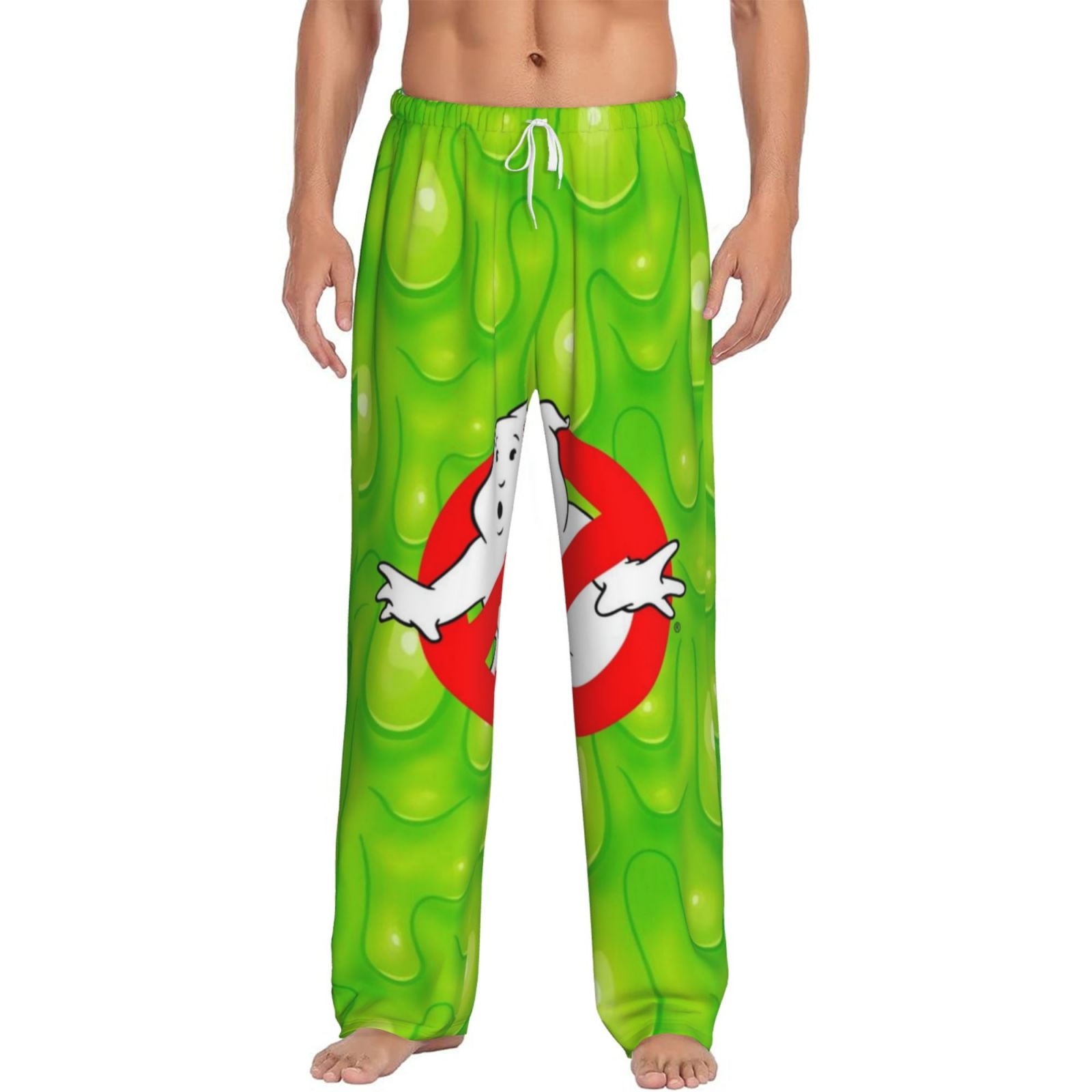Logo Ghostbusters Movie Men's Pajama Pants With Pockets Lounge Fashion ...