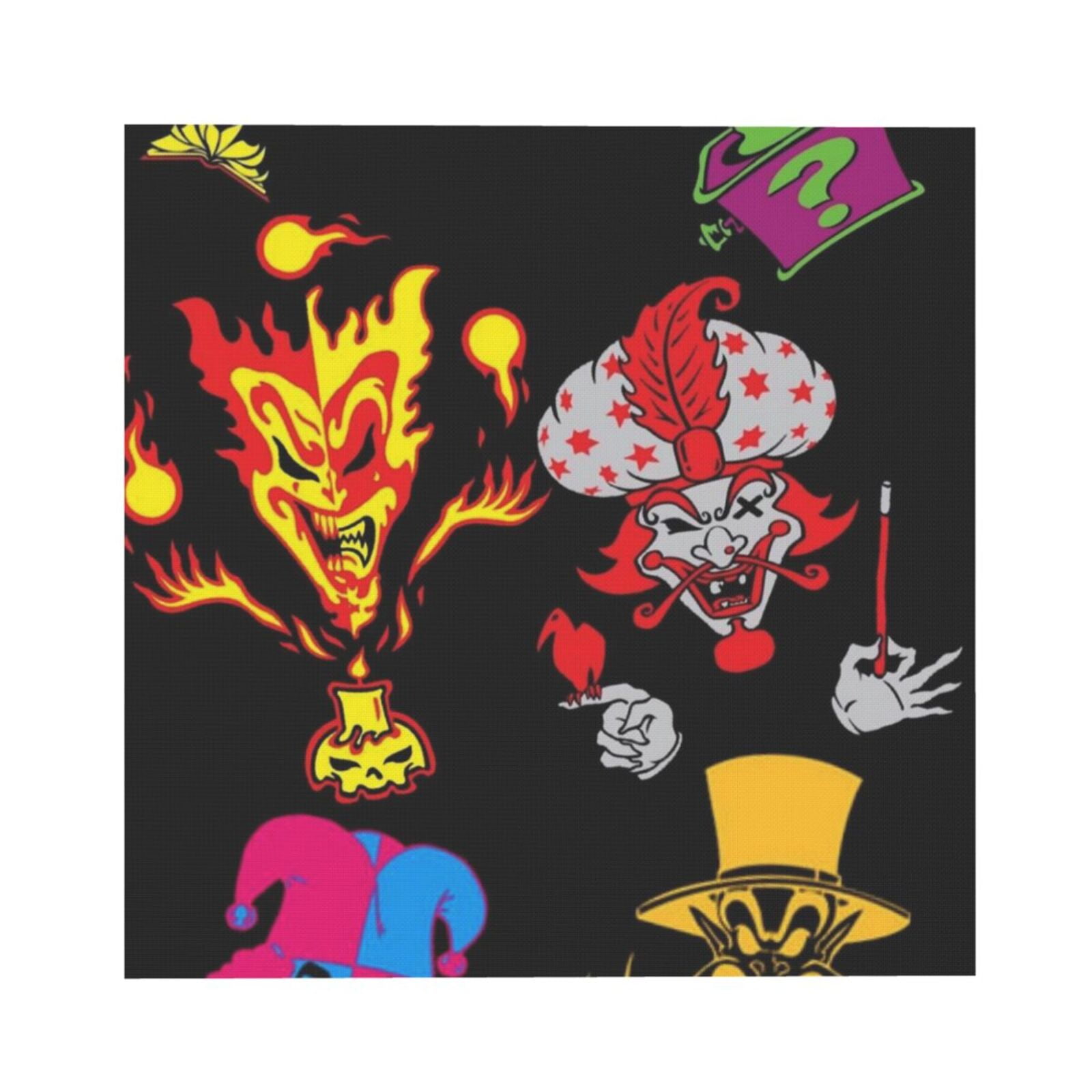 Logo Insane Clown Posse ICP Canvas Decorative Poster Square Unframe ...