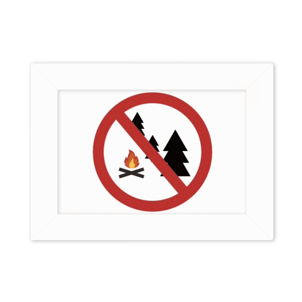 Logo No Burning Fires Art Deco Fashion Photo Mount Frame Picture Art ...