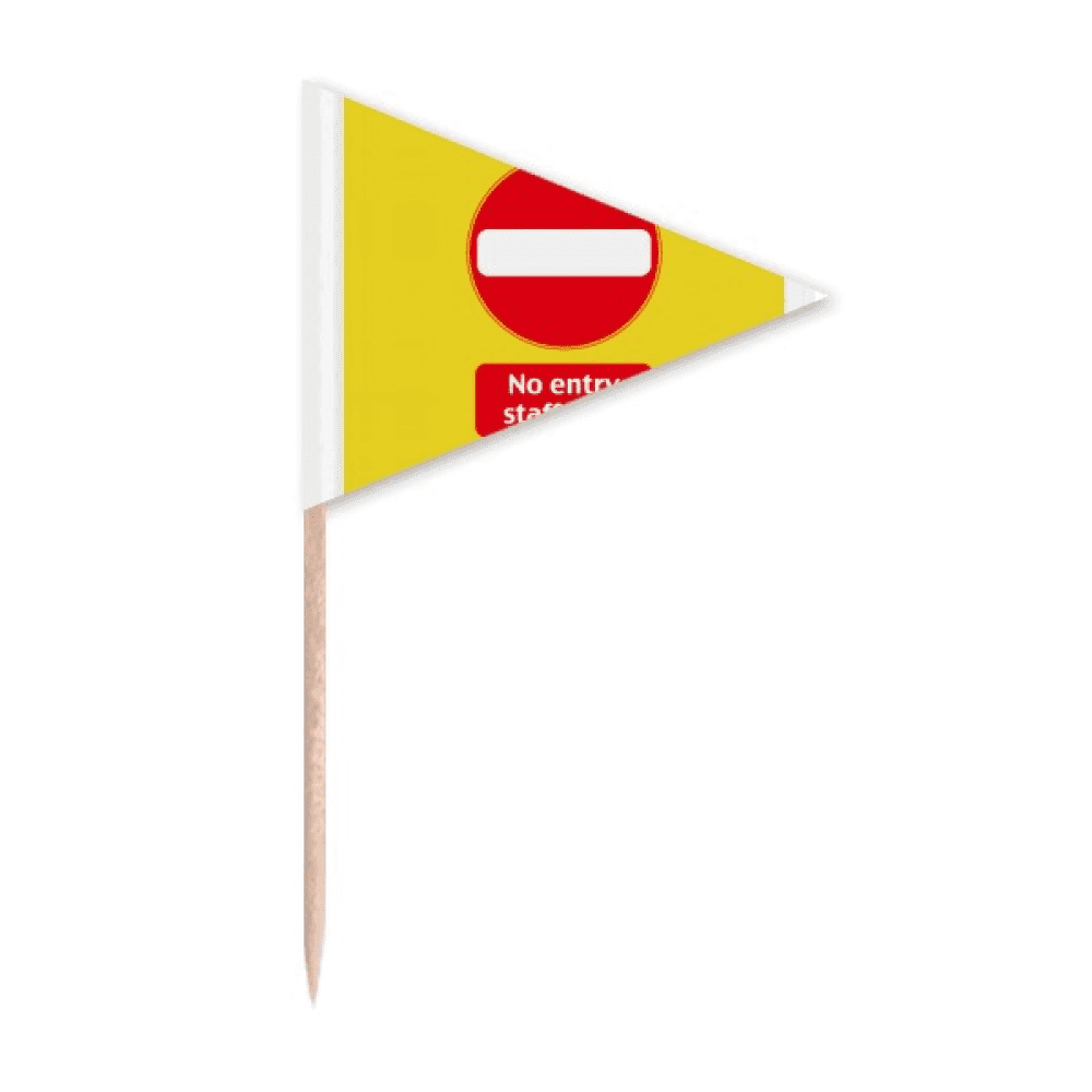 Logo No Entry Stuff Only Art Deco Fashion Toothpick Triangle Cupcake ...