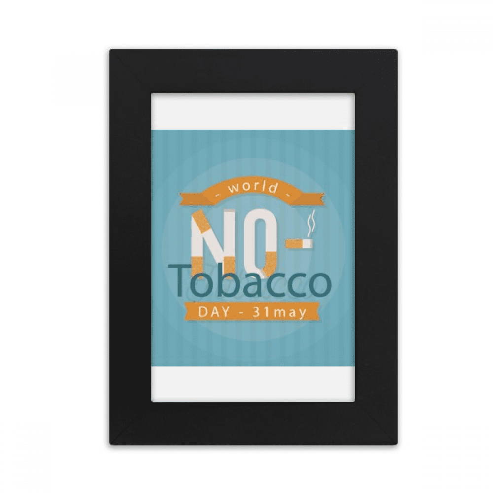 Logo No Tobacco Day Art Deco Fashion Desktop Photo Frame Picture ...