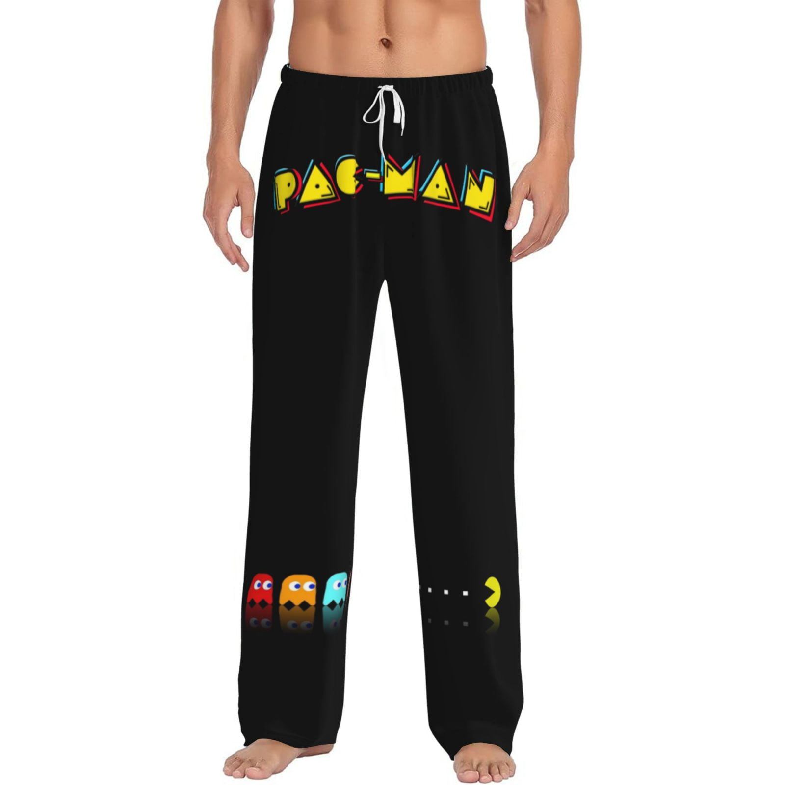 Logo Pac-Man Men's Pajama Pants Lounge Fashion Daily Sleepwear With ...