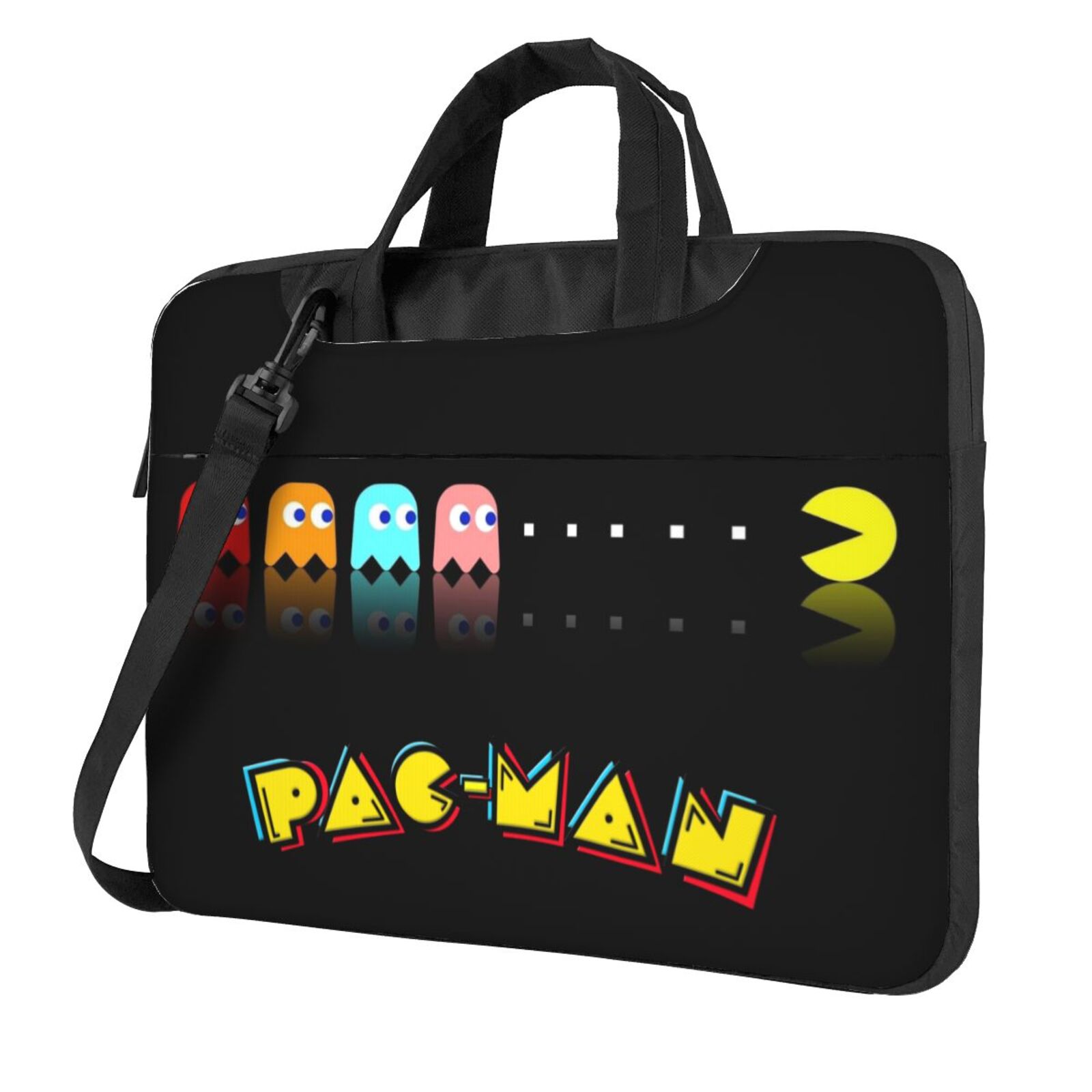 Logo Pac-Man Portable Laptop Bag Shoulder Laptop Case Sleeve Chromebook ...