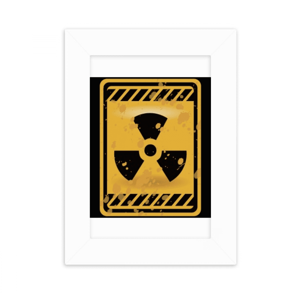 Logo Radioactive And Dangerous Substances No Entry Desktop Photo Frame ...