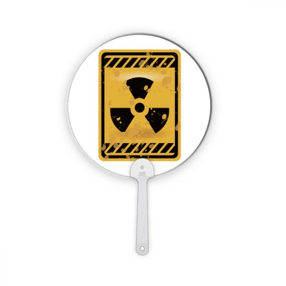 Logo Radioactive And Dangerous Substances No Entry Plastic Round ...