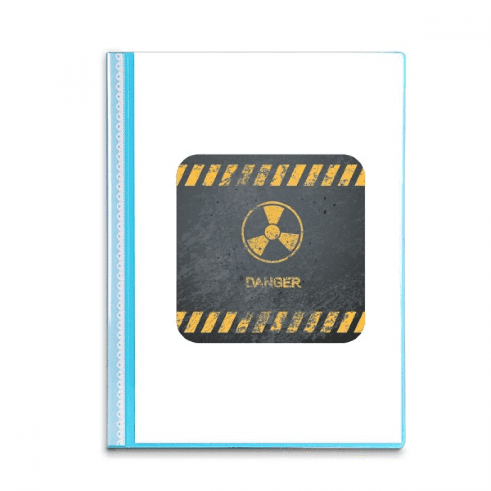 Logo Radioactive Substances Warning Book Sheet Protectors Portfolio ...
