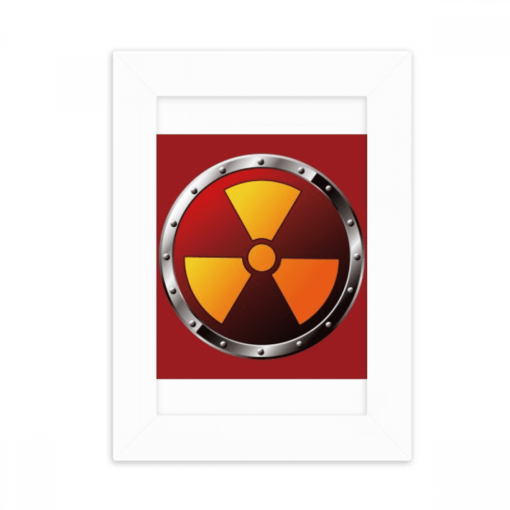 Logo Radioactive Substances Warning Desktop Photo Frame Picture Display ...