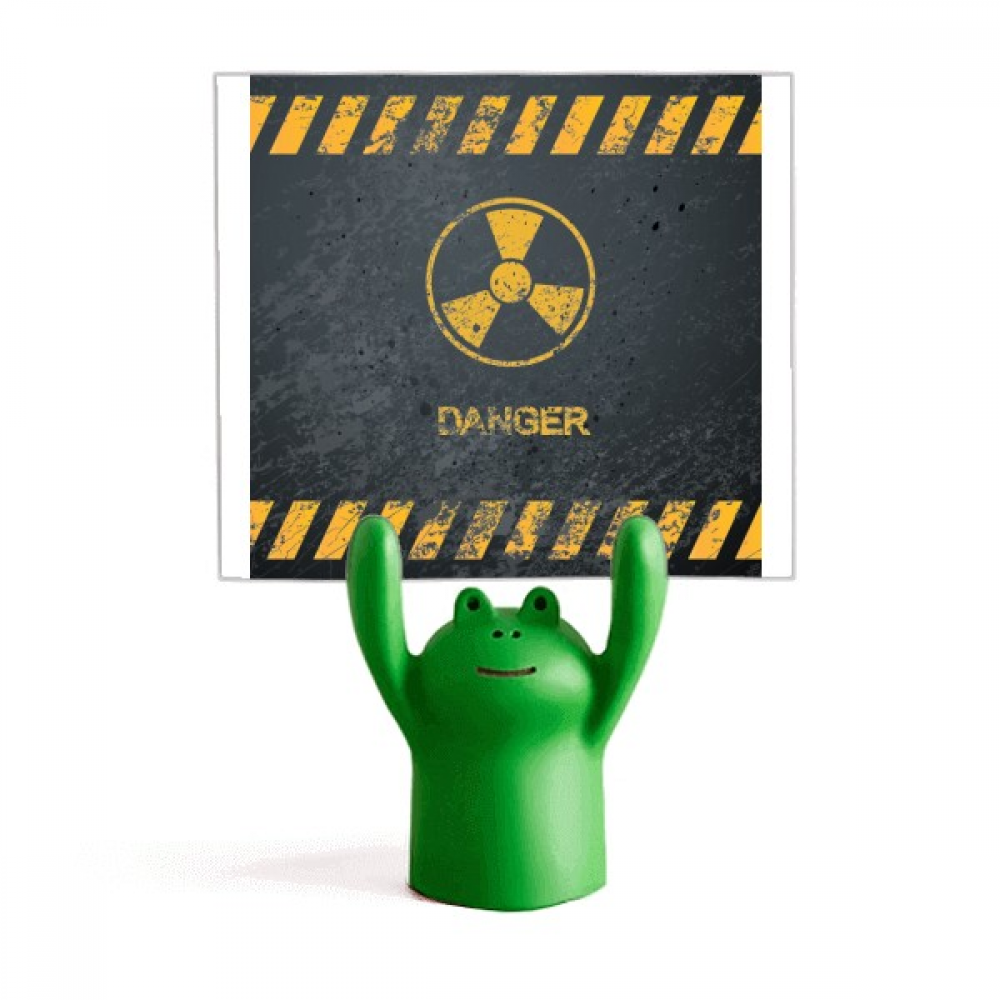 Logo Radioactive Substances Warning Memo Holder Cartoon Animal Frog ...