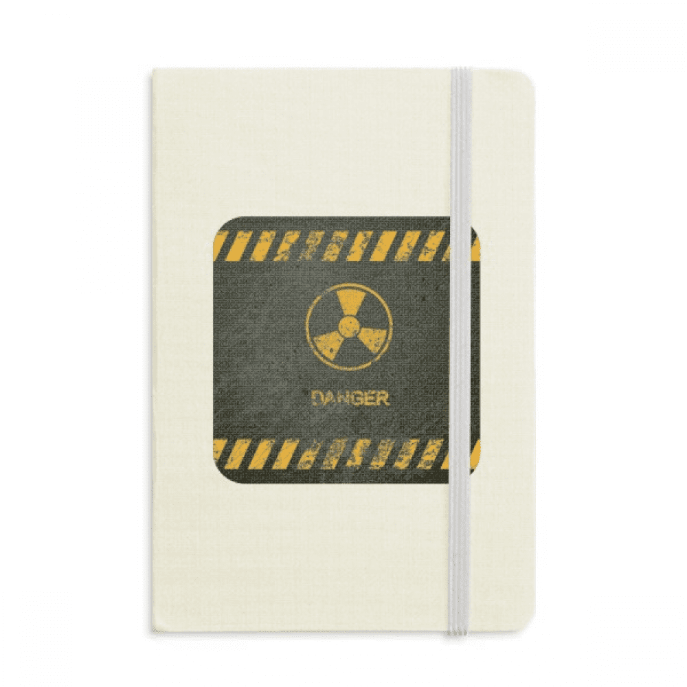 Logo Radioactive Substances Warning Notebook Official Fabric Hard Cover ...