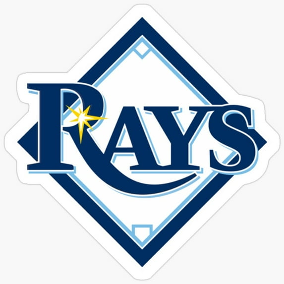 Logo-Rays Classic Sticker Baseball Sticker, Football Sticker ...