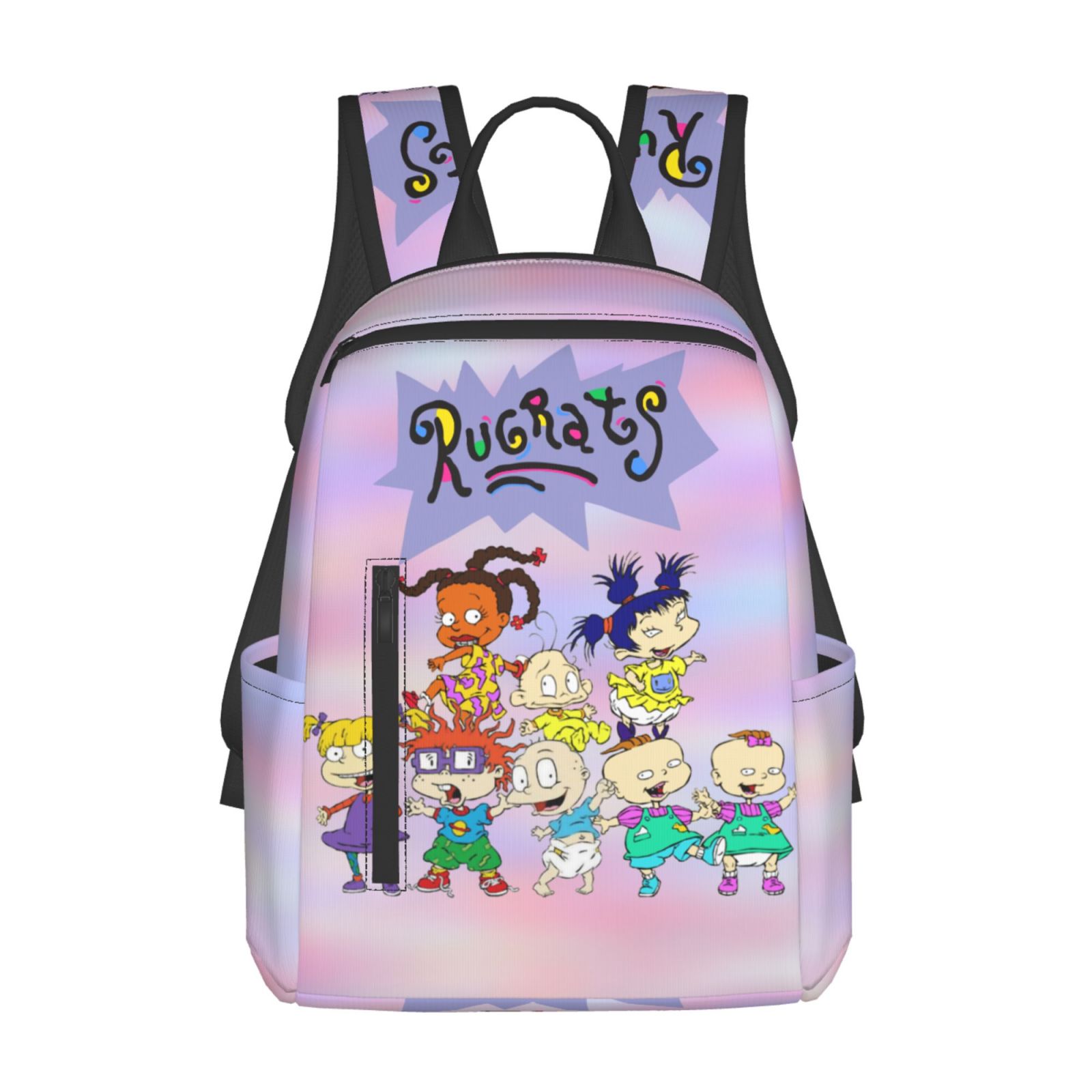Logo Rugrats Backpack Lightweight Shoulders Daypack School Bag Casual ...